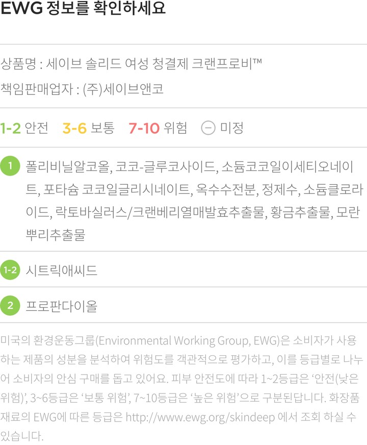 [SAIB] 세이브 솔리드 여성 청결제 CranProB™ (24pcs) - 마켓컬리